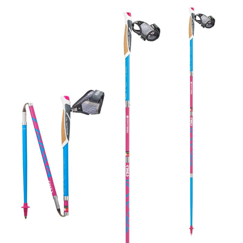 Bâtons TRAIL C4 CORK FLAMINGO Sht 115 TSL | Decathlon