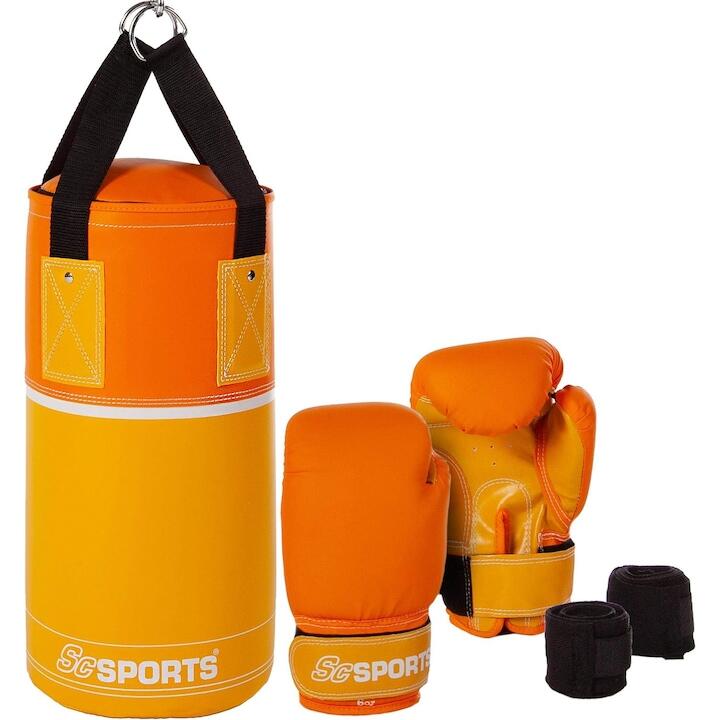 SCSPORTS - Sac de box si accesorii pentru copii portocaliu | Decathlon