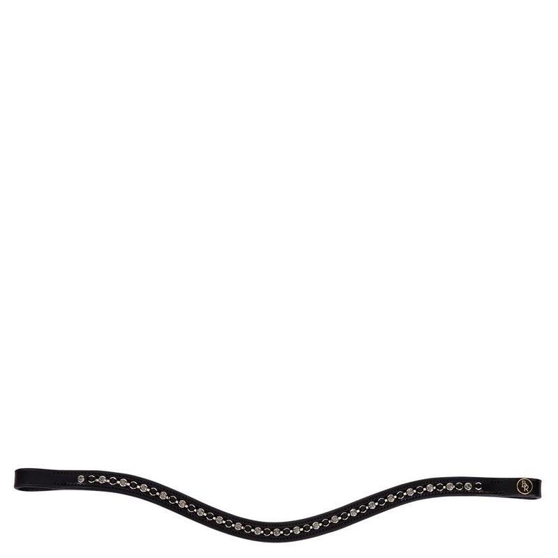 Naczółek zaokrąglony dla konia BR Equitation Vosges Stellux BR | Decathlon