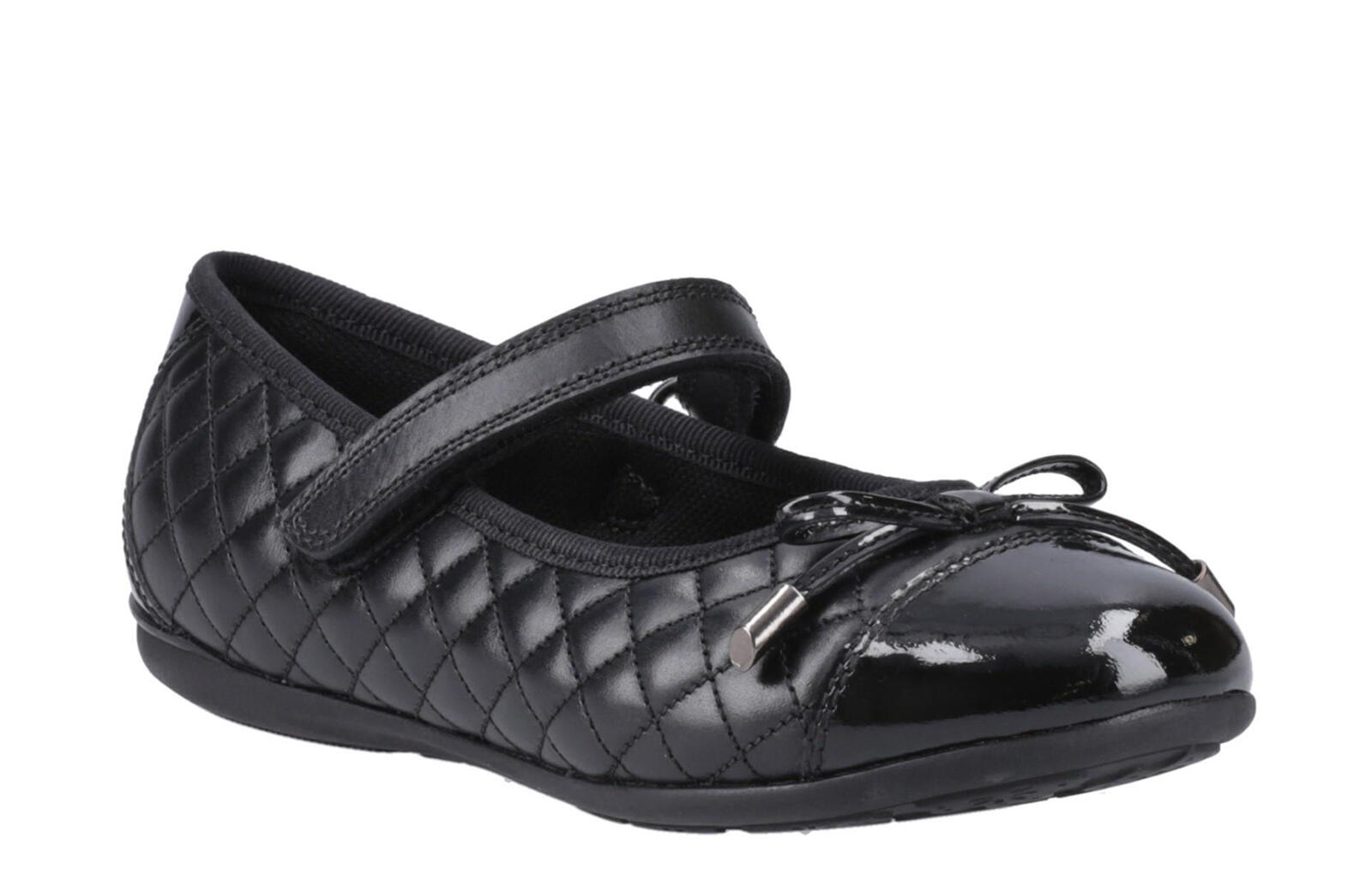 Hush Puppies Lottie Junior Girls Quilted Ballerina Shoes | Decathlon