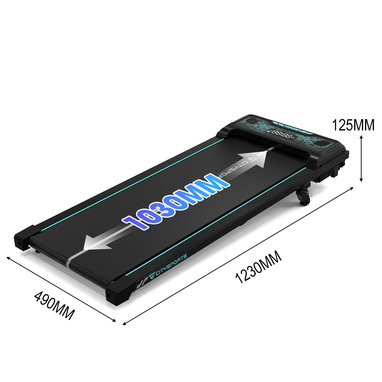 Walking Treadmill Incline up to 10%-3 Positions. WP6, 440W, 6.0km/h ...