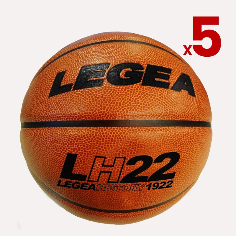Pack de 5 ballons LH22 Basket LEGEA | Decathlon