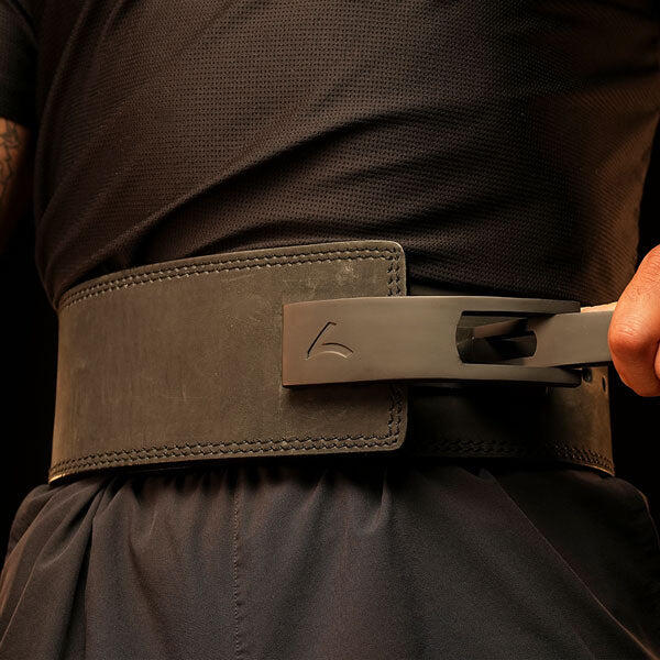 Weightlifting Belt - Buffalo Leather with Stainless Steel Buckle ...