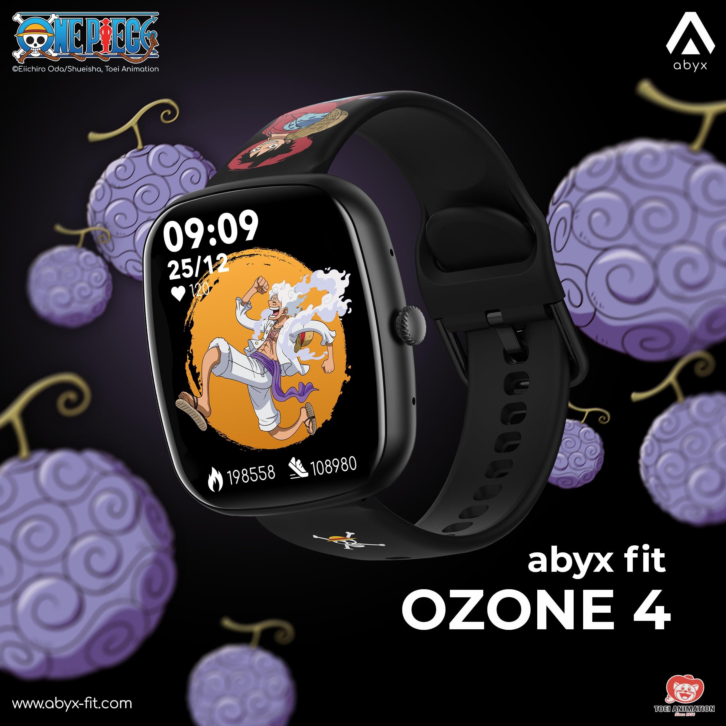 Abyx Fit Ozone 4 One Piece Edition – Exklusives Luffy Smartwatch-Modell ...
