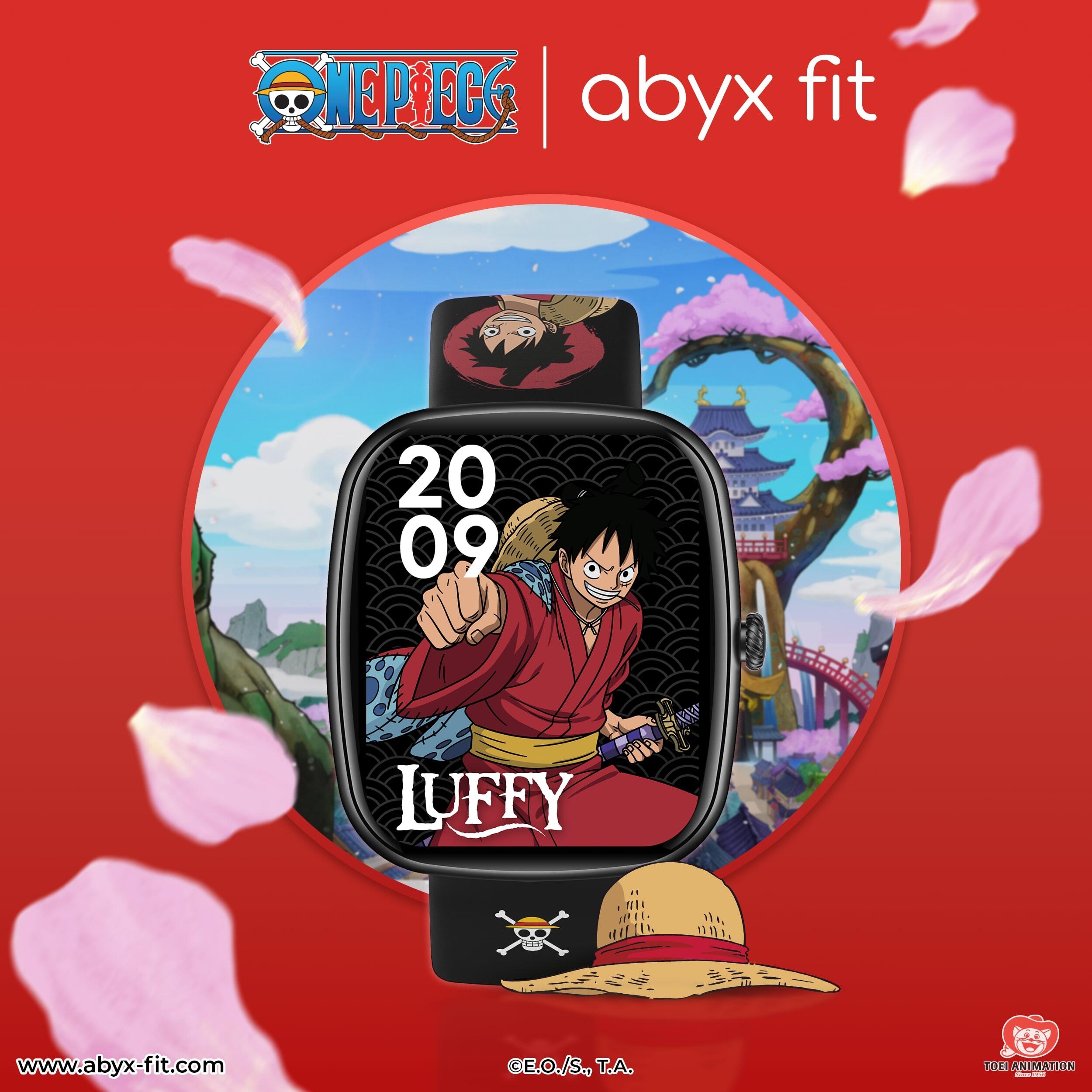 Abyx Fit Ozone 4 One Piece Edition – Luffy exclusief smartwatch model ...