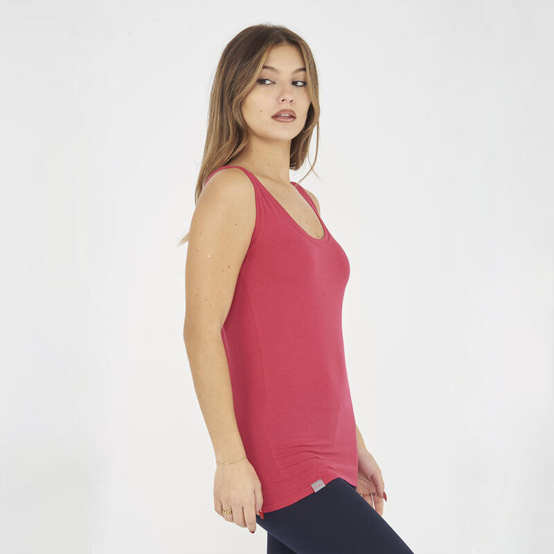 Top treningowy damski RAITA fioletowy LEGEA | Decathlon