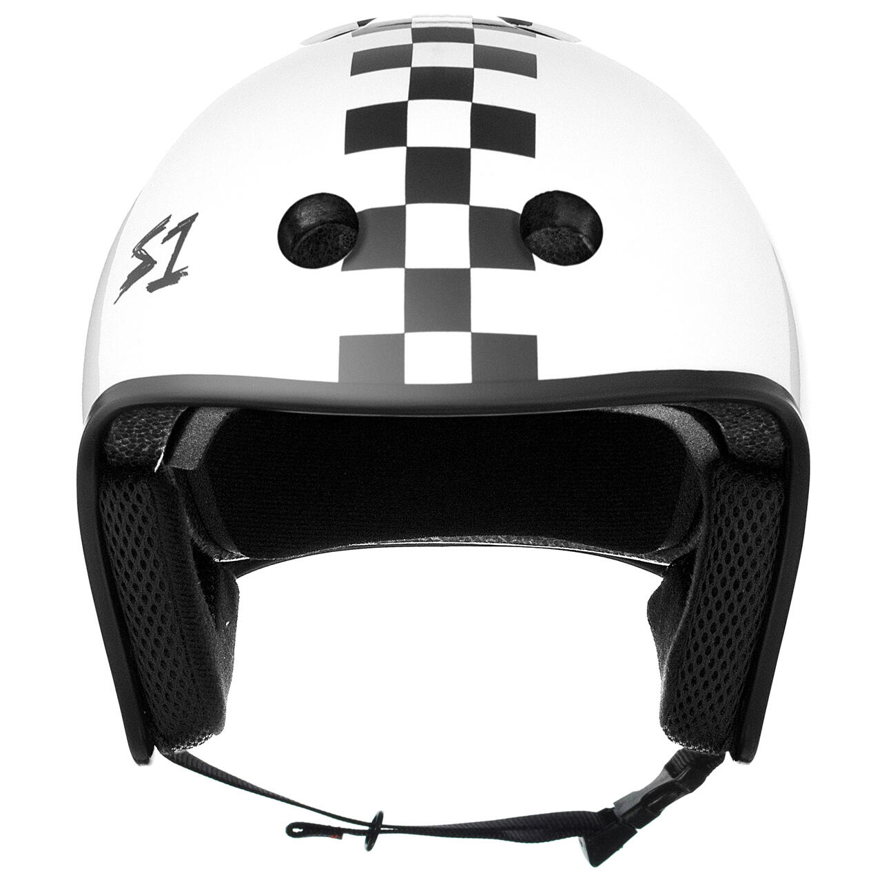 S1 RETRO LIFER Helmet - Multi-Impact & High-Impact Cert - White/Black ...