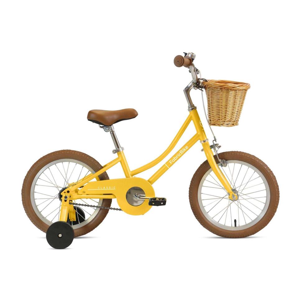 FABRICBIKE Kids Classic- Vélo à pédales 16" pour enfants, 3-7 ans. Vert ...