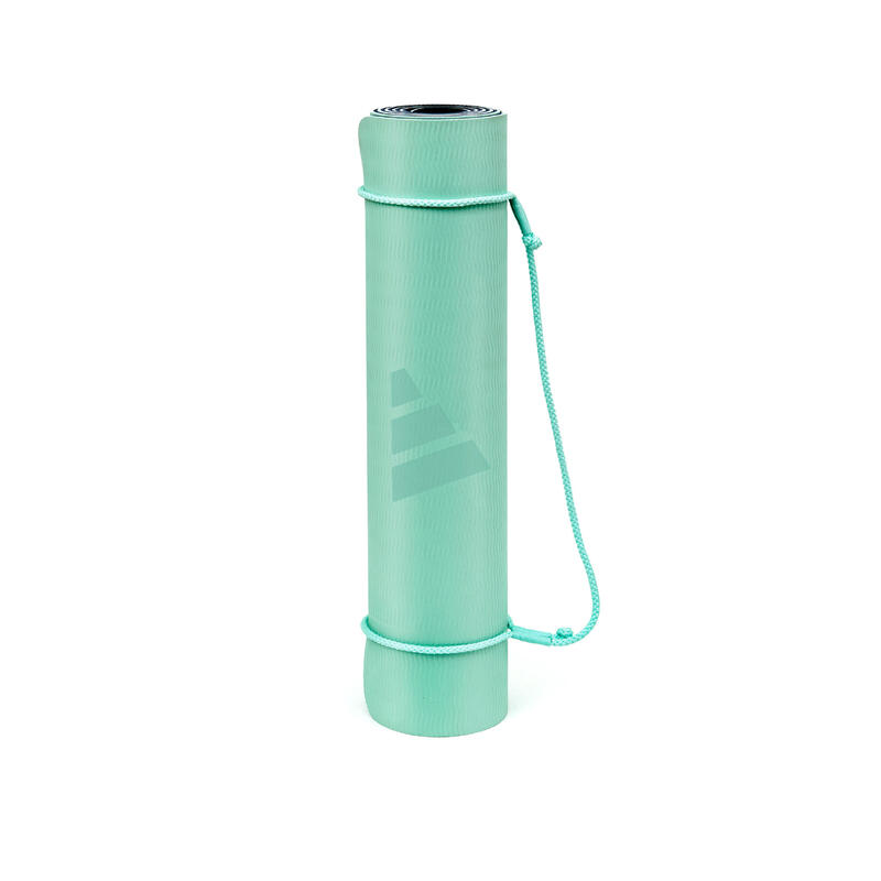 Tapis de yoga double face Adidas - 6 mm - Bleu / Jaune ADIDAS | Decathlon