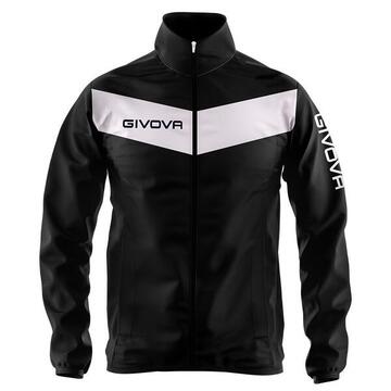 Sportkabát Givova Rain Nero-bianco Fekete GIVOVA - Decathlon