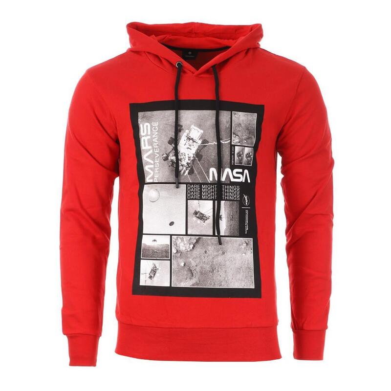 Sweat à capuche Rouge Homme Nasa MARS05H NASA | Decathlon