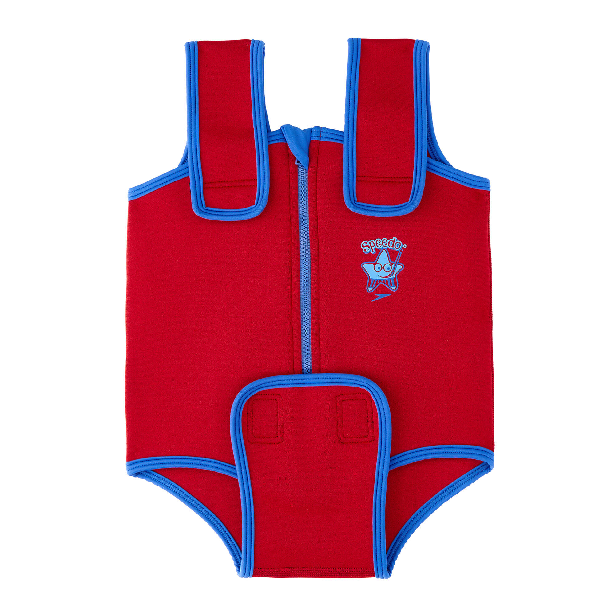 Speedo Sea Squad Kids Red/Blue Neoprene Swimsuit SPEEDO | Decathlon