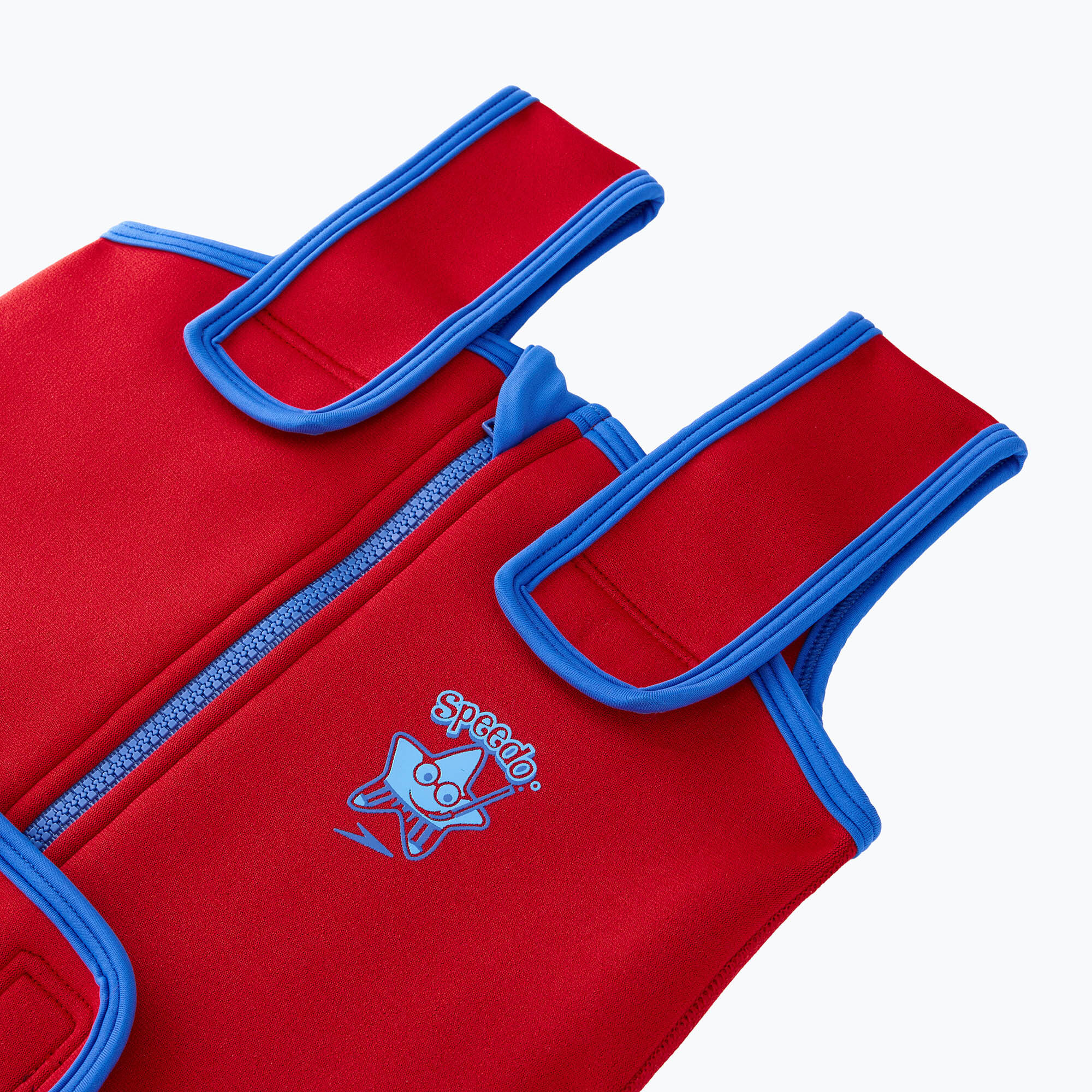 Speedo Sea Squad Kids Red/Blue Neoprene Swimsuit SPEEDO | Decathlon