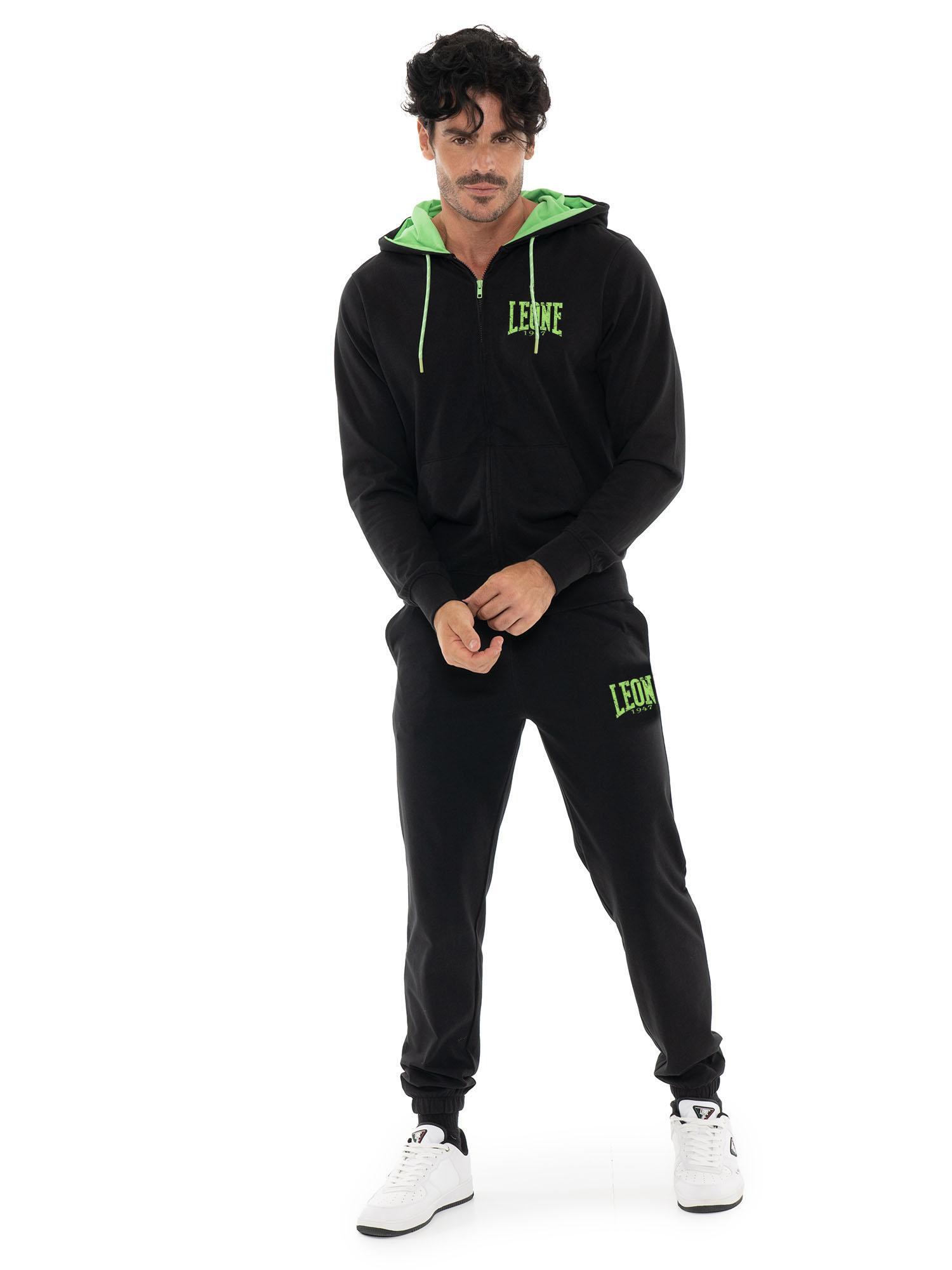 Chándal de hombre Leone Boxing legend de algodón no perchado con ...