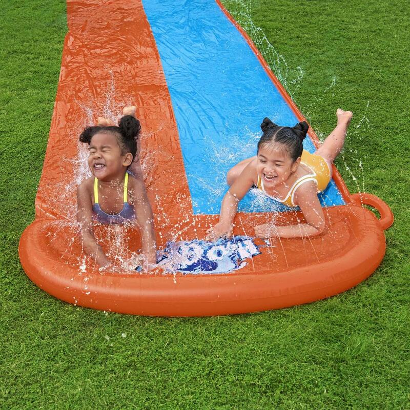 Bestway H20GO Double Lane Slip and Slide, Inflatable Water Slide for ...