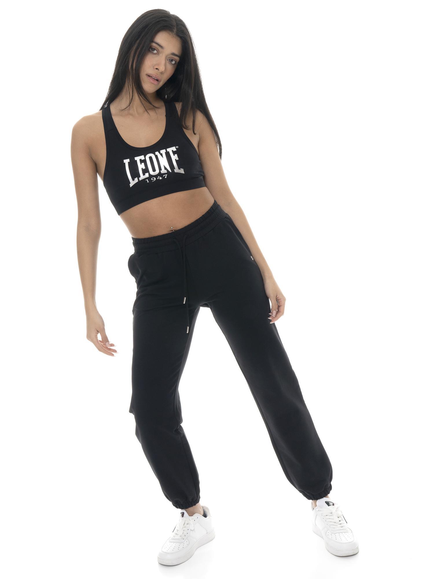 Pantaloni da donna in cotone non felpato Leone Basic LEONE 1947 APPAREL ...