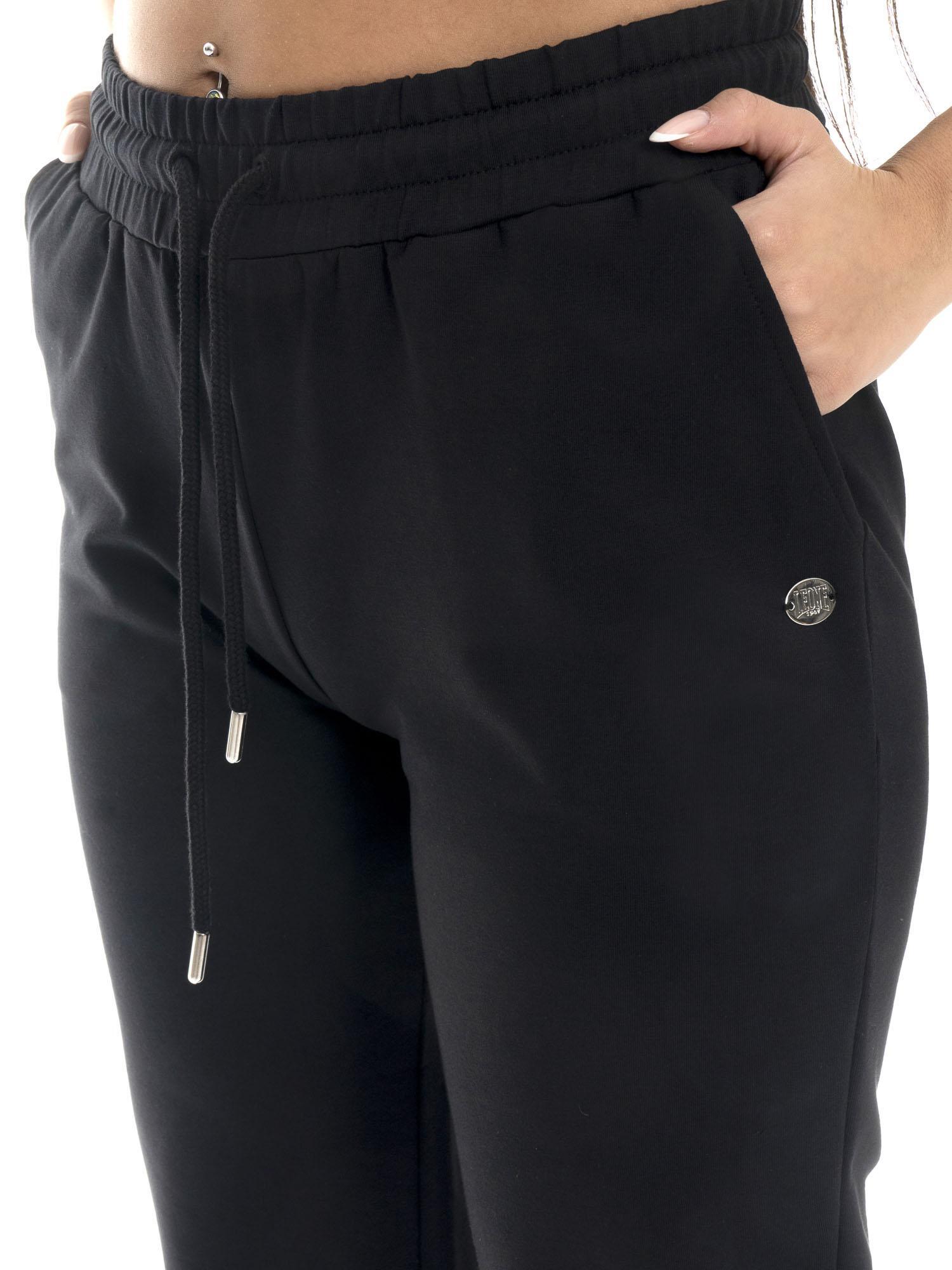 Pantaloni da donna in cotone non felpato Leone Basic LEONE 1947 APPAREL ...