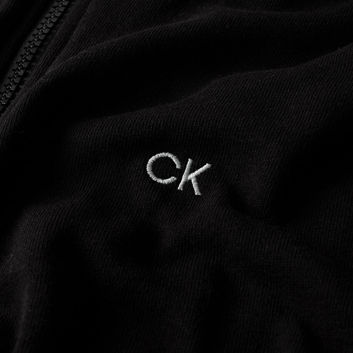 Calvin Klein Mens Rocky Half Zip Supersoft Sweater - Black - XXXL ...