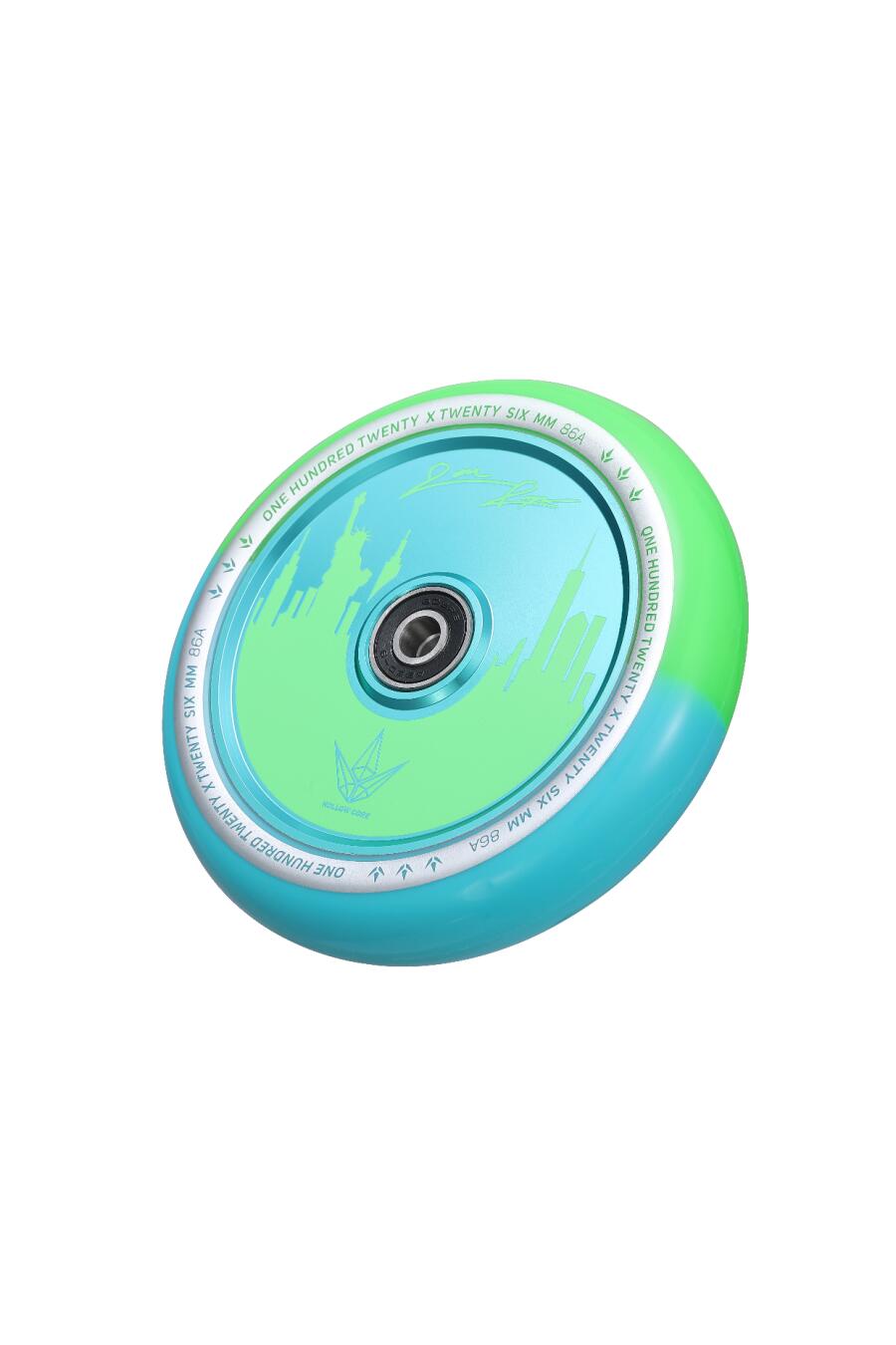 Scooter Wheels - 120 mm - Jon Reyes Green/Turquoise - Blunt Scooters ...
