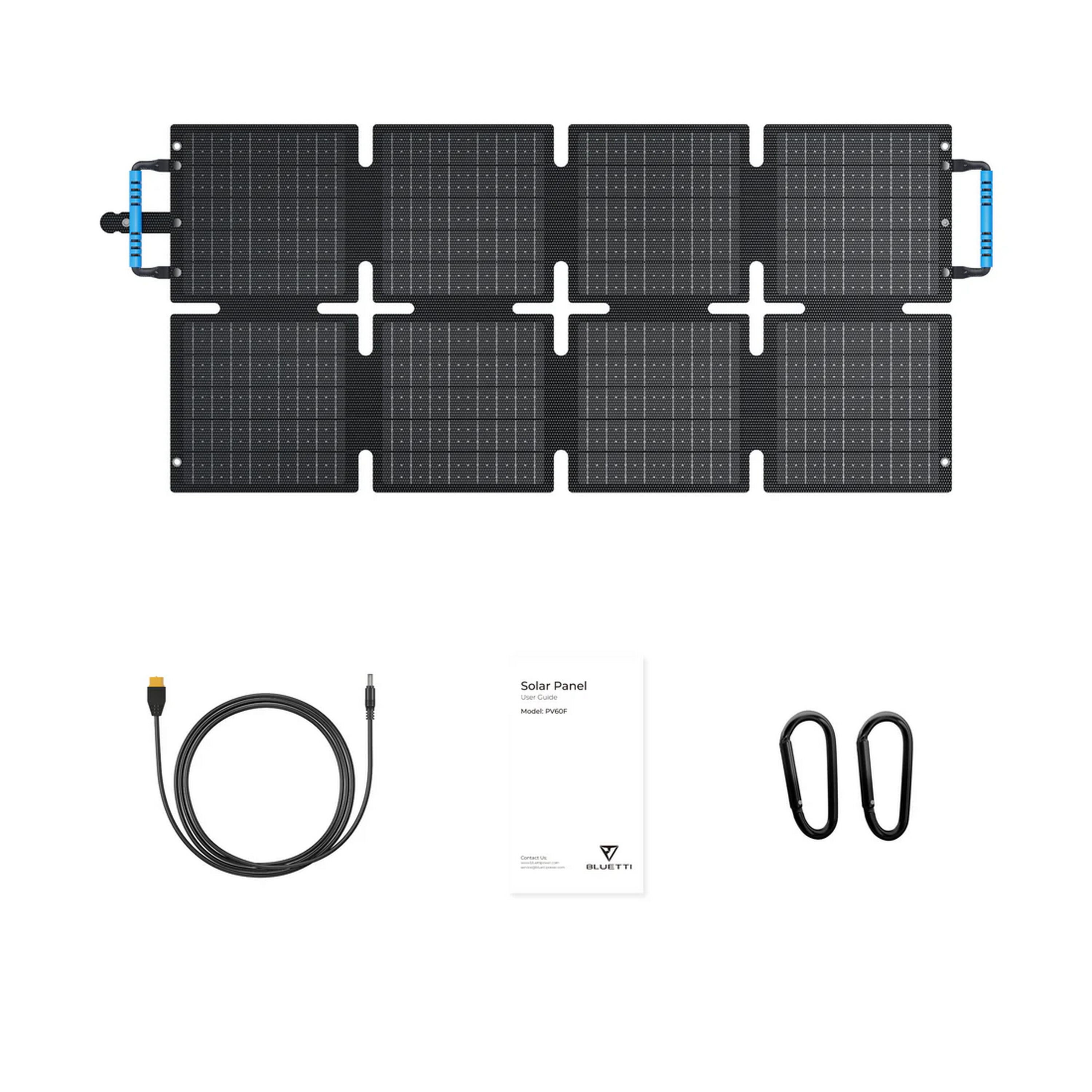 Draagbaar zonnepaneel BLUETTI PV60, 60 W - Voor Premium 30 V2/AC50P/AC2P AC70P BLUETTI | Decathlon