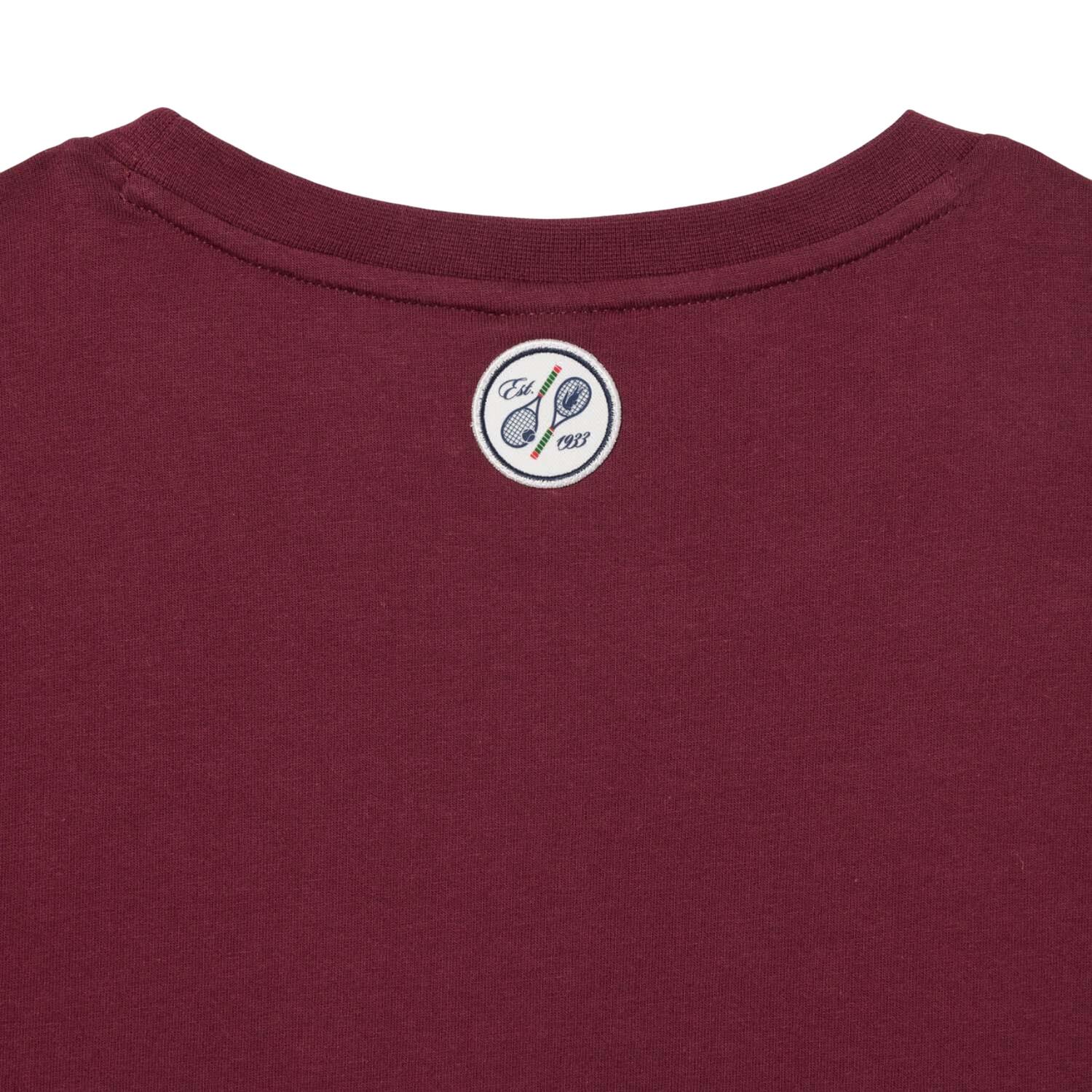 T-shirt Roland-Garros Uomo Rosso 97% Cotone Vestibilità Regolare ...