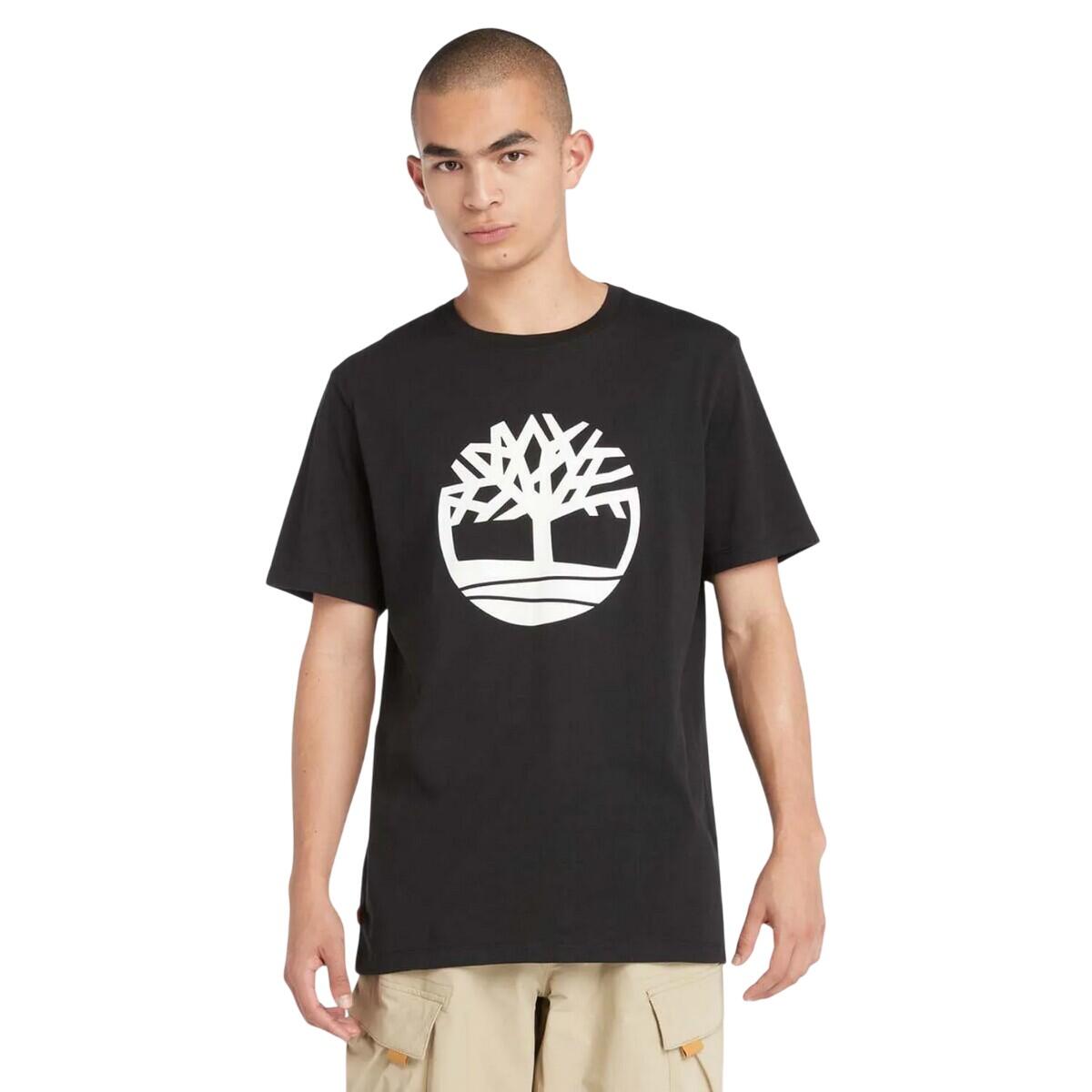 Mens Northwood Tree Logo ShortSleeved TShirt (Black) TIMBERLAND | Decathlon