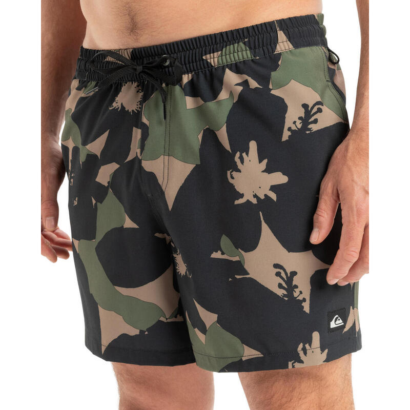 Short de bain SURFSILK STRAIGHT 16" Noir Homme QUIKSILVER | Decathlon