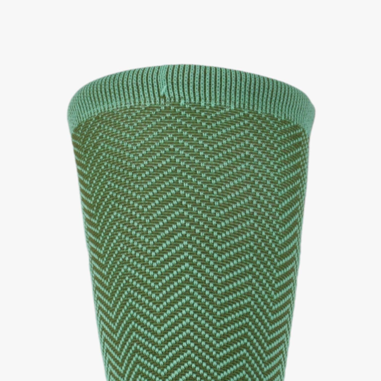 Calcetines Running y Trail Running Verdes Refuerzos Mooquer Mint ...