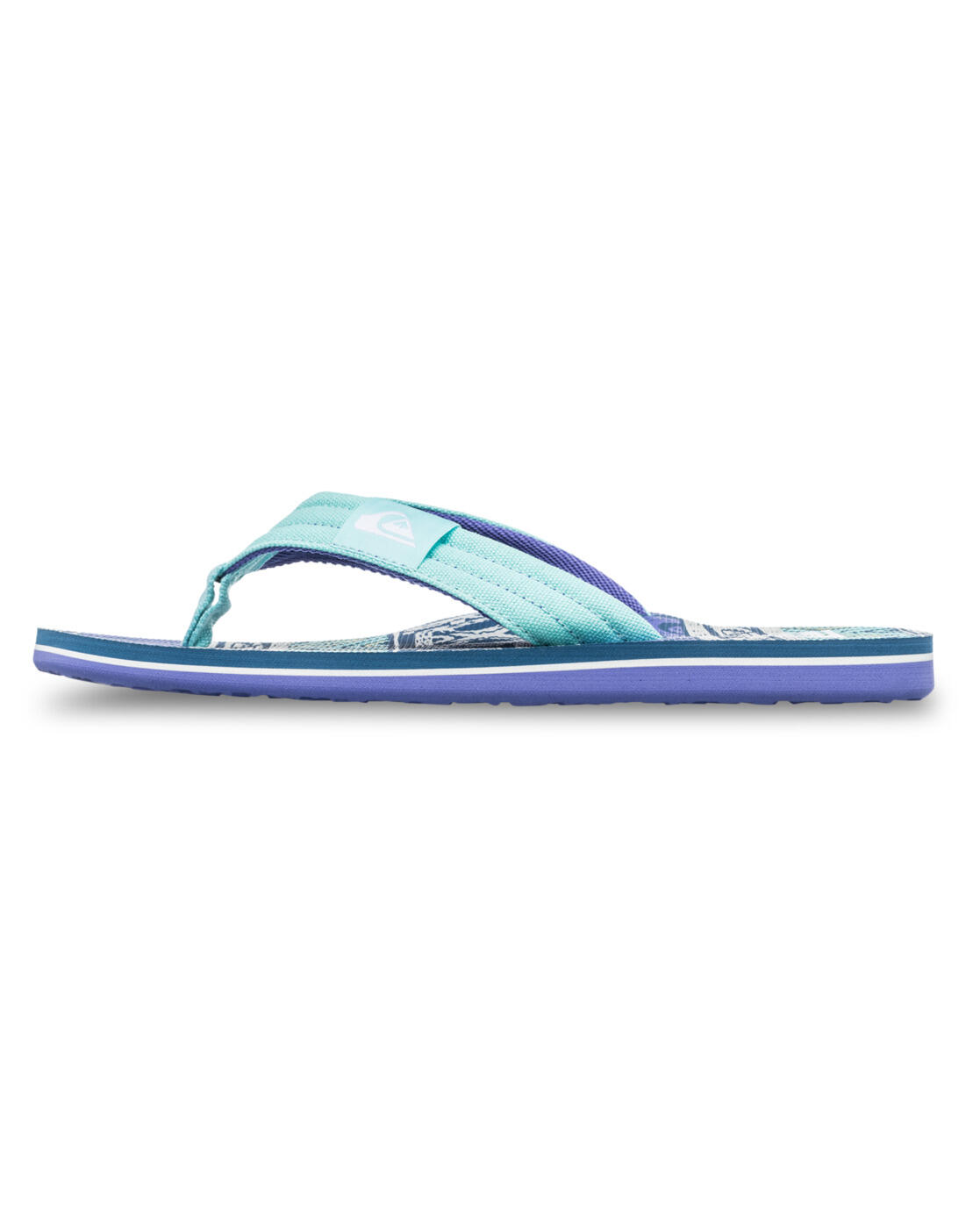 Quiksilver Molokai Layback Flip Flops-Dusted Peri Global Heat | Decathlon