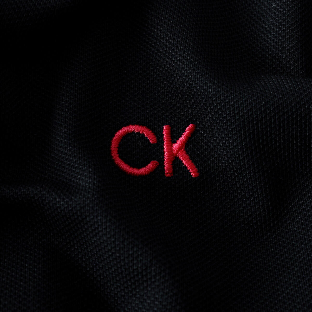 Calvin Klein Mens Prep Campus Oxford Polo Shirt - Solid Black - M | Decathlon