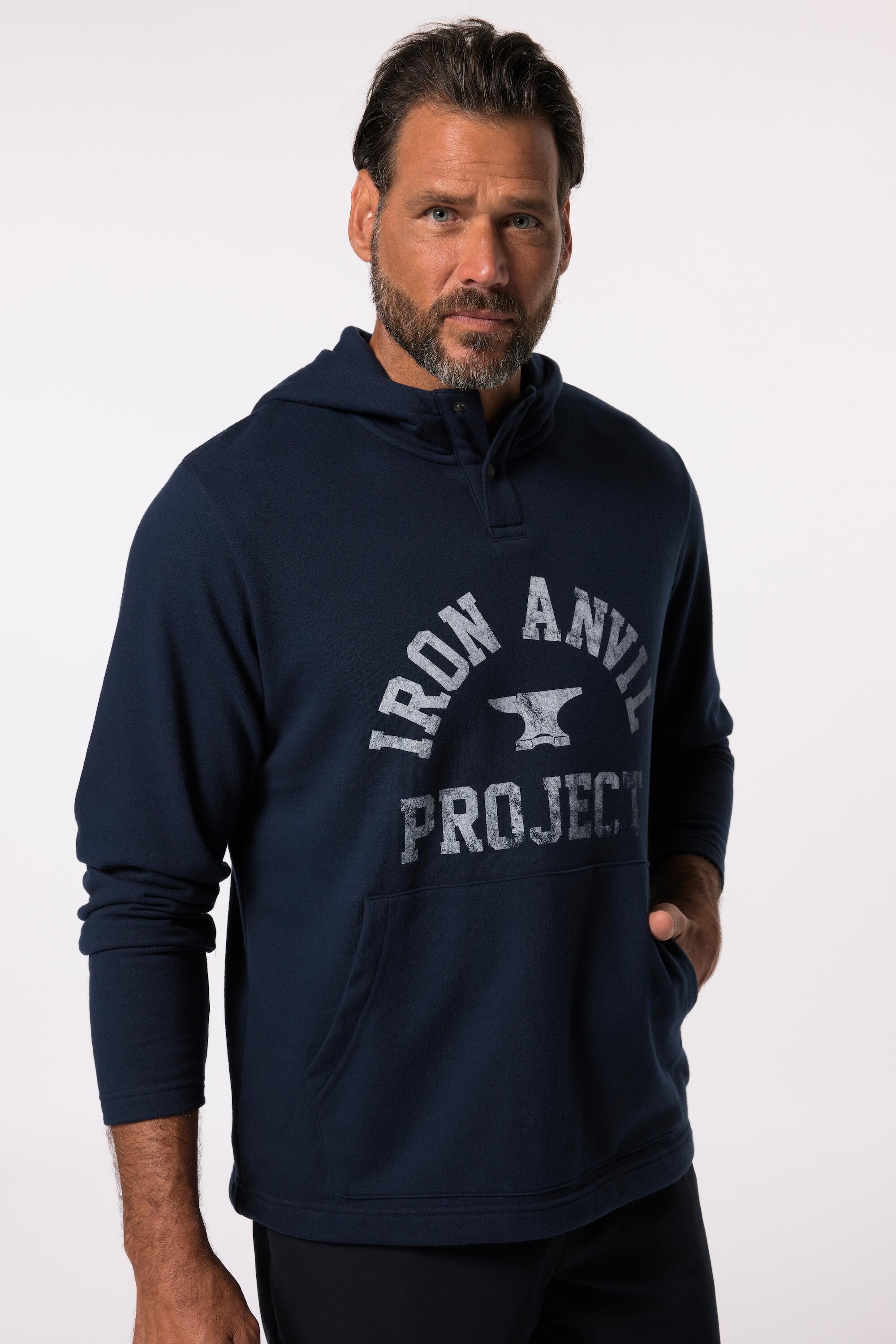 Iron Anvil JAY-PI Fleece Hoodie Big Sizes Blue JAY PI | Decathlon