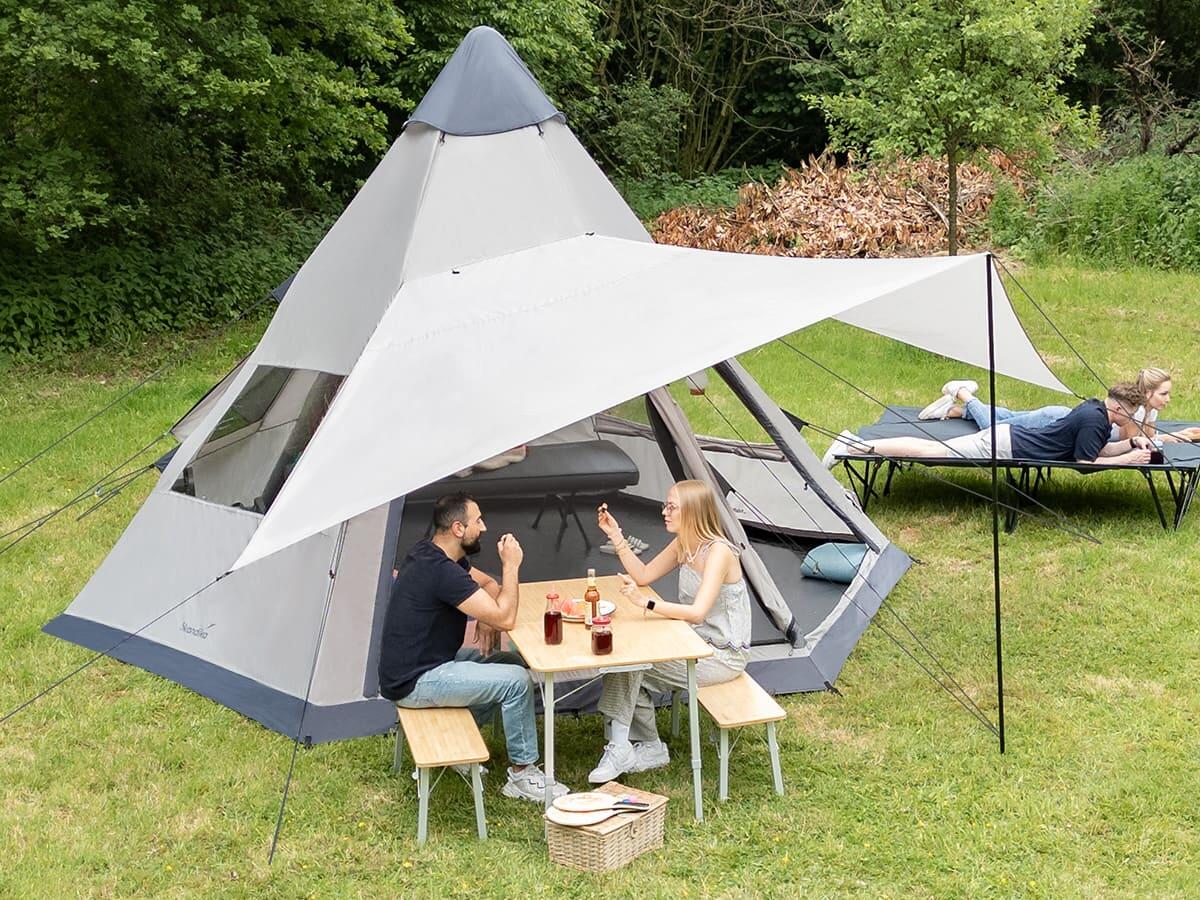 Tenda da campeggio gonfiabile Tipi Hetta 460 Air Protect - per familie ...