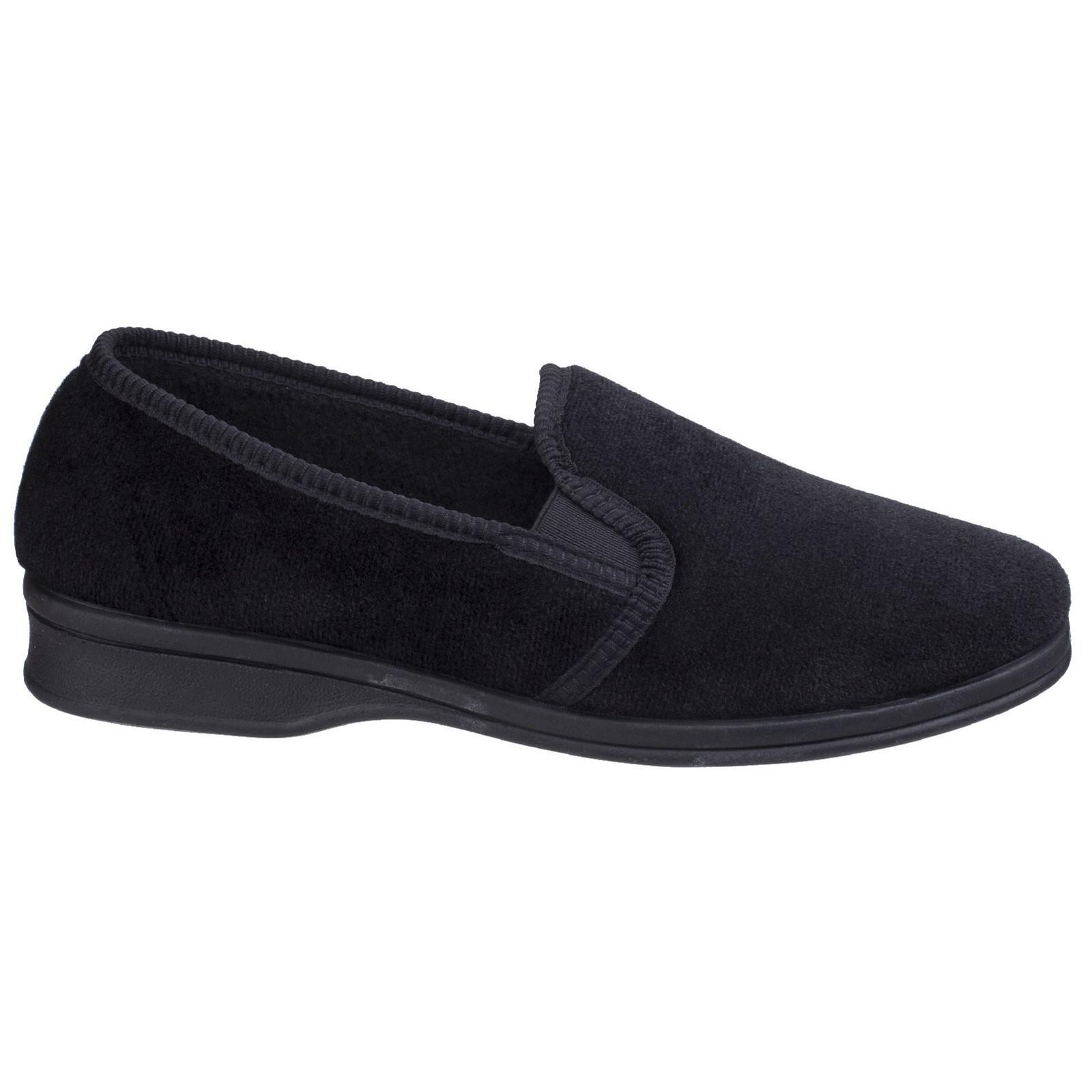 Mirak Shepton Men's Plush Velour Slippers with Cushioned TPR Sole ...
