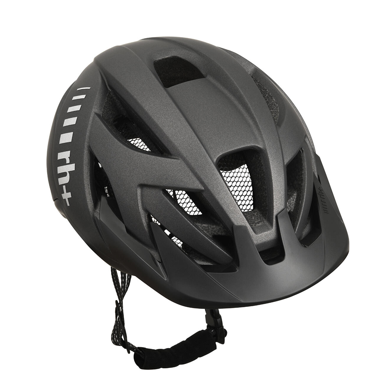 RH+ RH+ Helmet Bike 3in1 Fietshelm MAT ANTRACIET METAAL XS/M RH | Decathlon