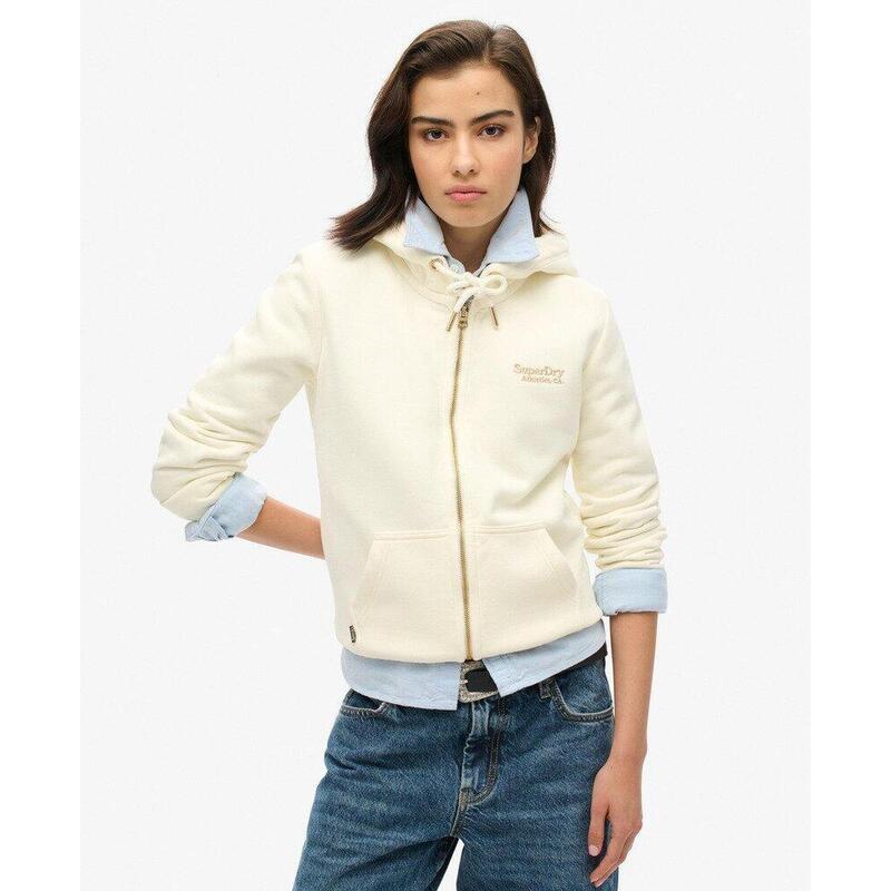 Sweat à capuche zippé Essential Logo SUPERDRY | Decathlon