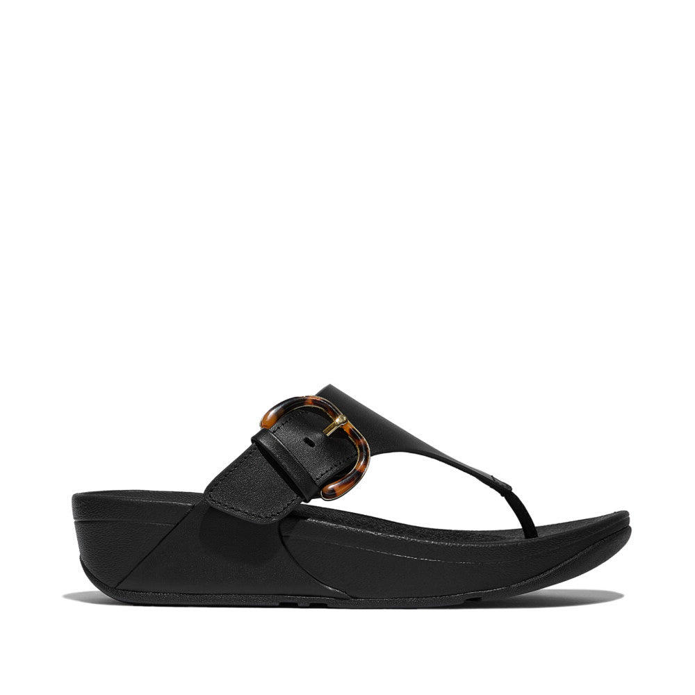 Lulu Resin-buckle Womens Poolside Slip On Toe Post Sandals FIT FLOP ...