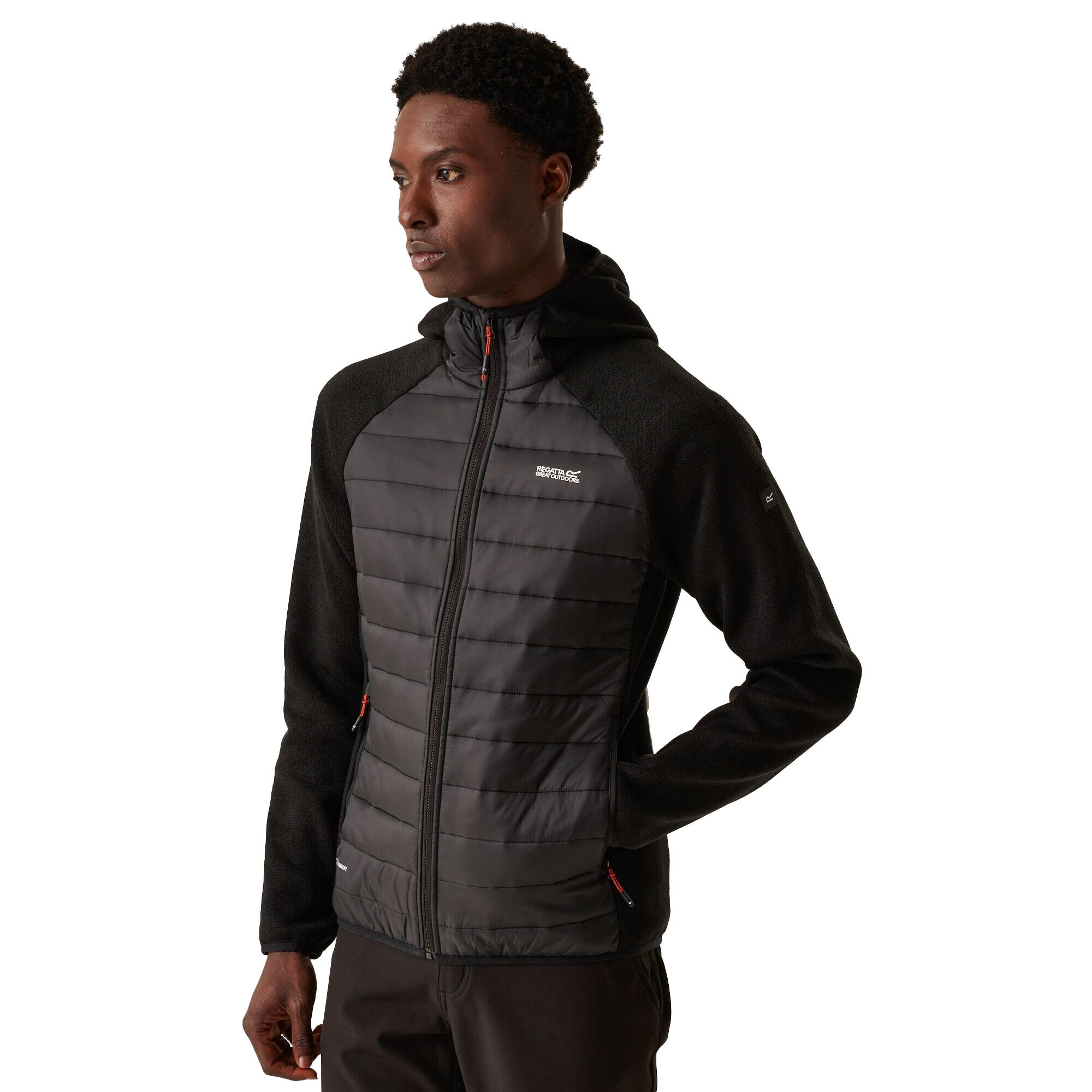 Mens Newhill Quilted Hybrid Jacket (Black) REGATTA | Decathlon
