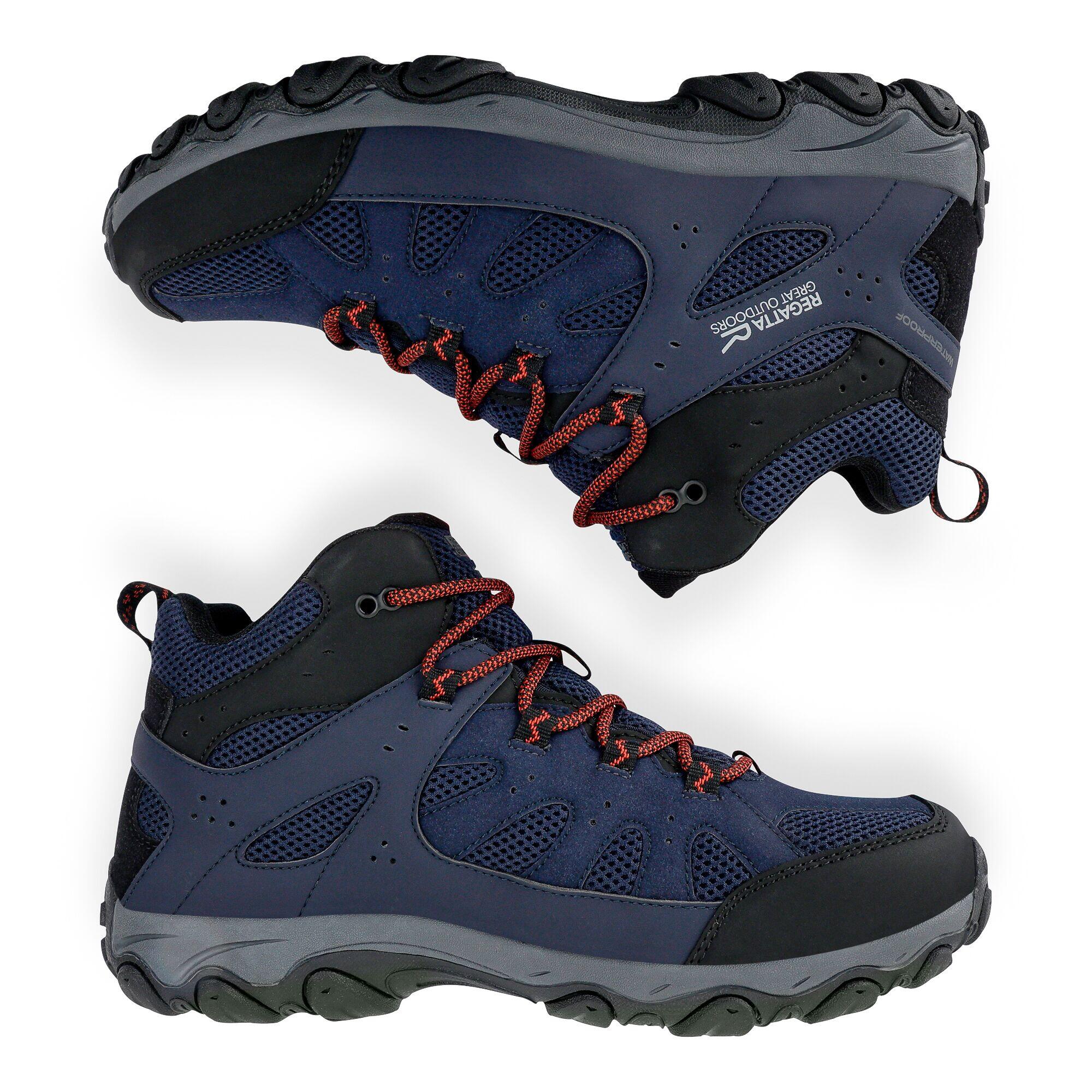 Mens Edgepoint Breathable Waterproof Mid Walking Boots REGATTA | Decathlon