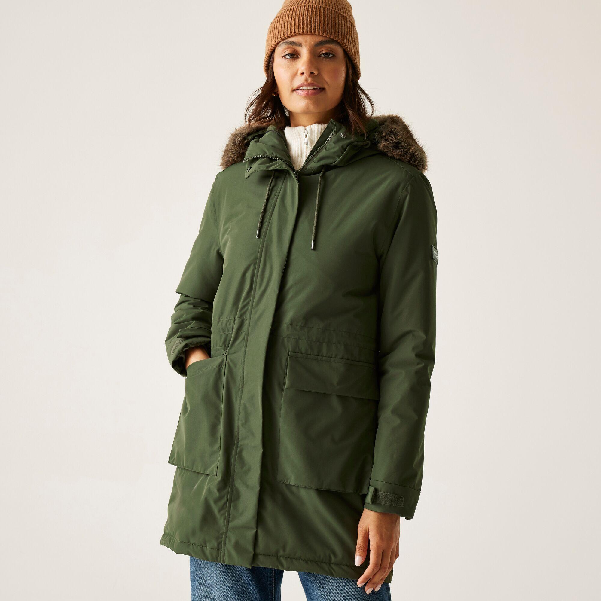 Womens Sabinka Hooded Waterproof Longline Insulated Jacket | Decathlon