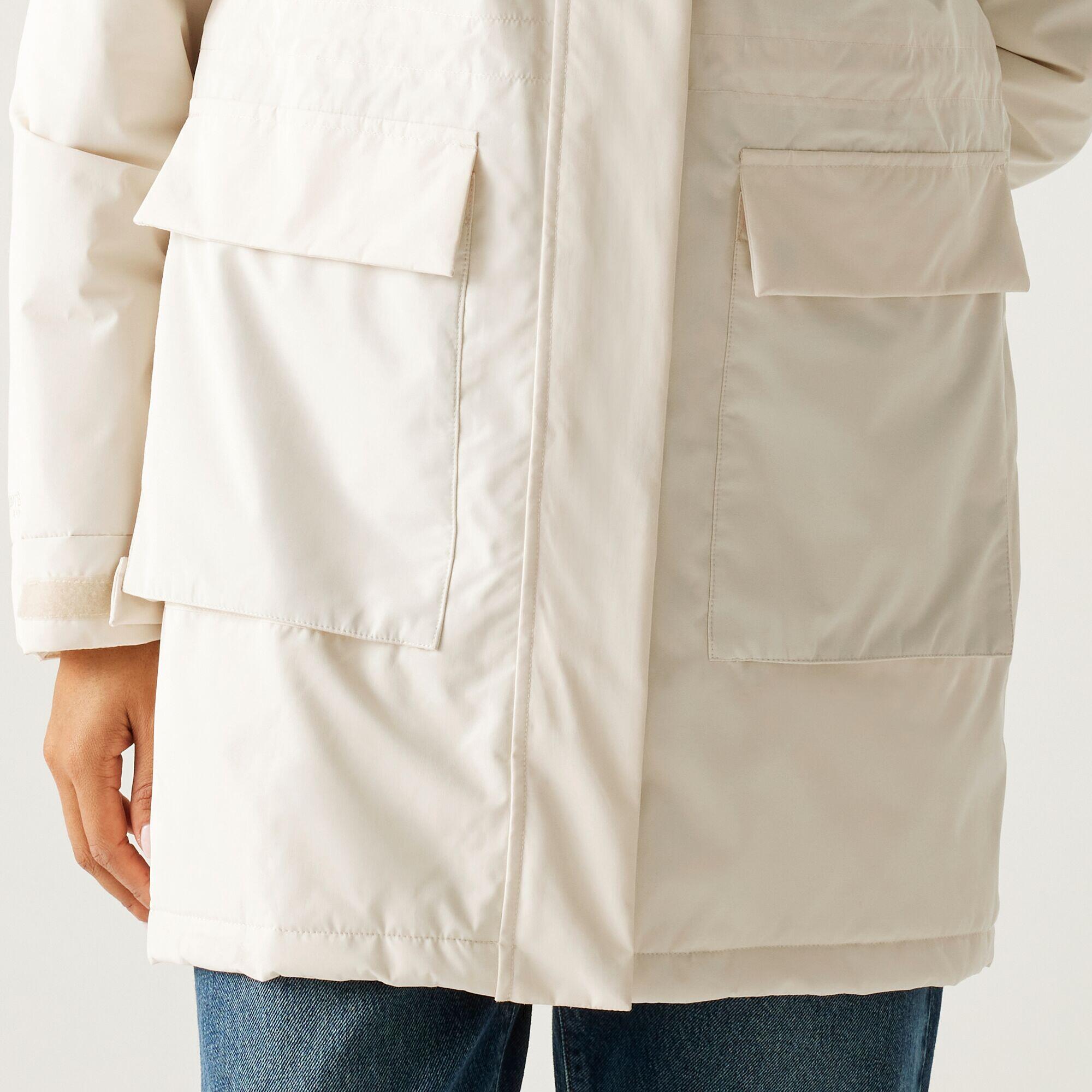 Womens Sabinka Hooded Waterproof Longline Insulated Jacket | Decathlon