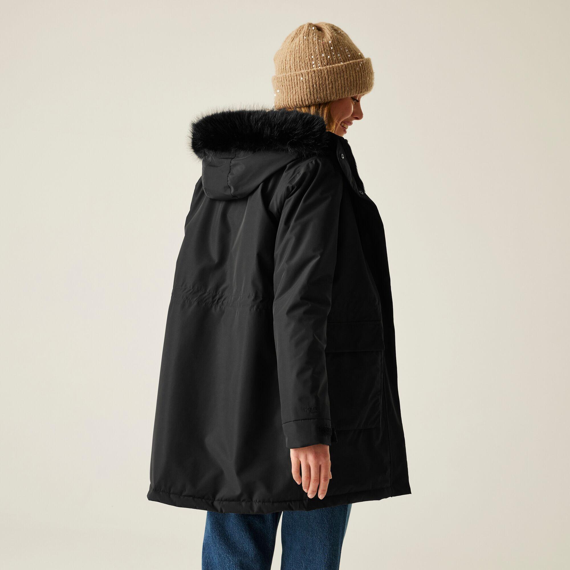 Womens Sabinka Hooded Waterproof Longline Insulated Jacket REGATTA ...