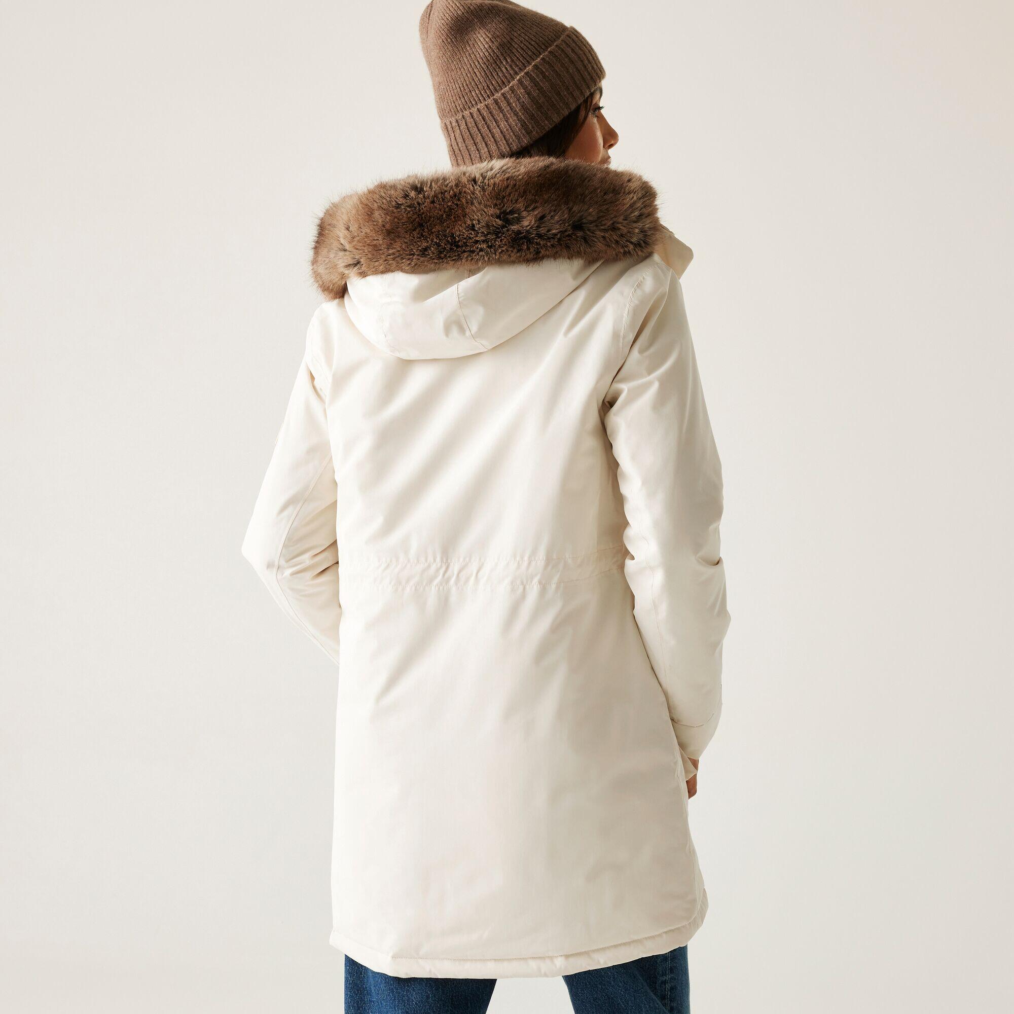 Womens Sabinka Hooded Waterproof Longline Insulated Jacket | Decathlon