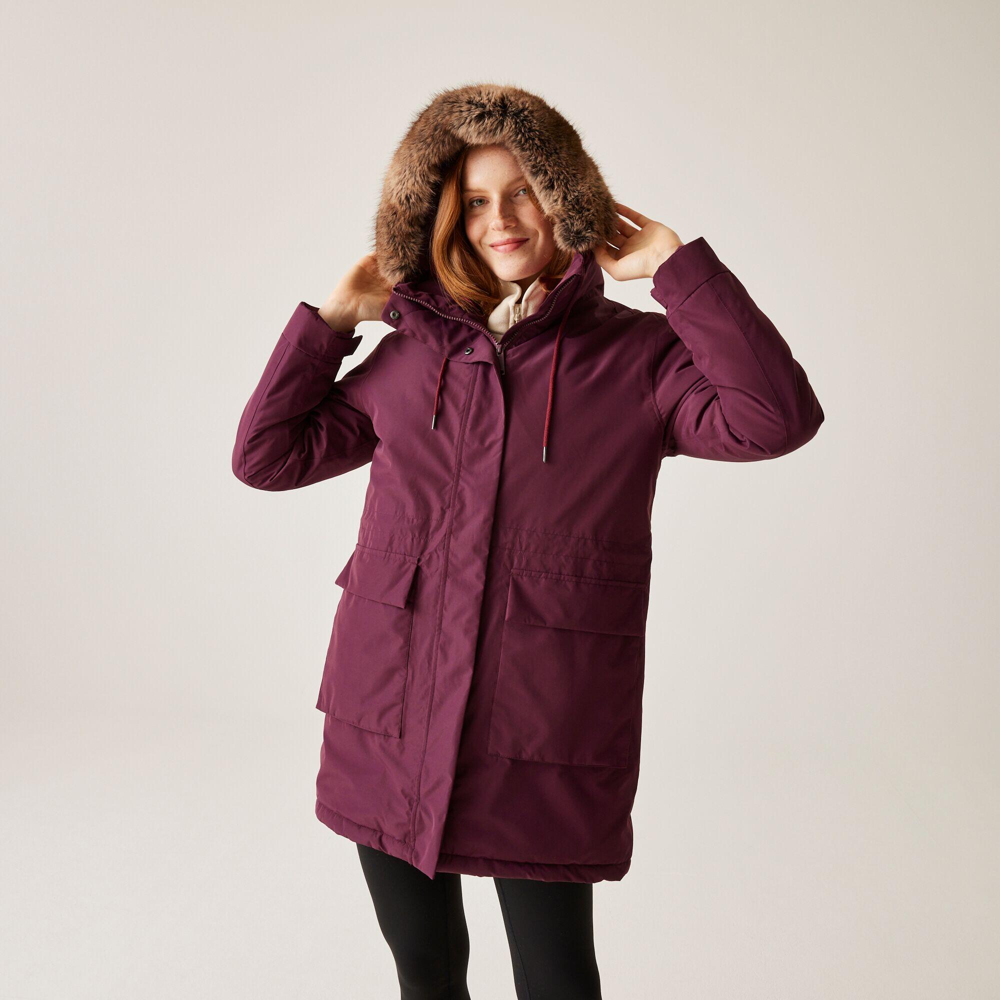 Womens Sabinka Hooded Waterproof Longline Insulated Jacket | Decathlon