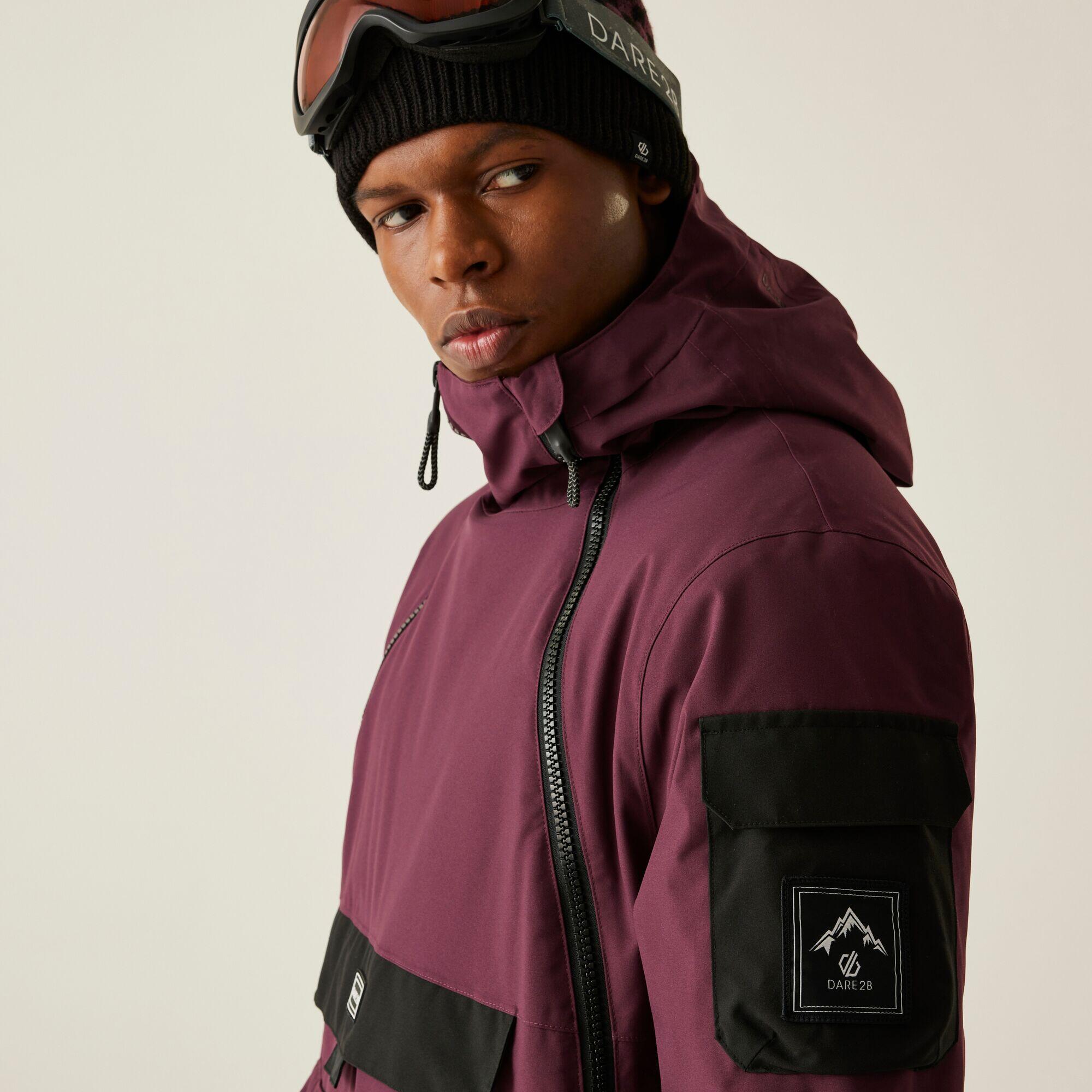 Mens T-Bar Overhead Waterproof Breathable Insulated Skiing Jacket ...