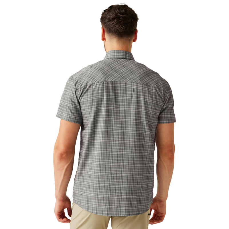Chemise Voyage Motif/style À Carreaux Homme (Glacier) REGATTA | Decathlon