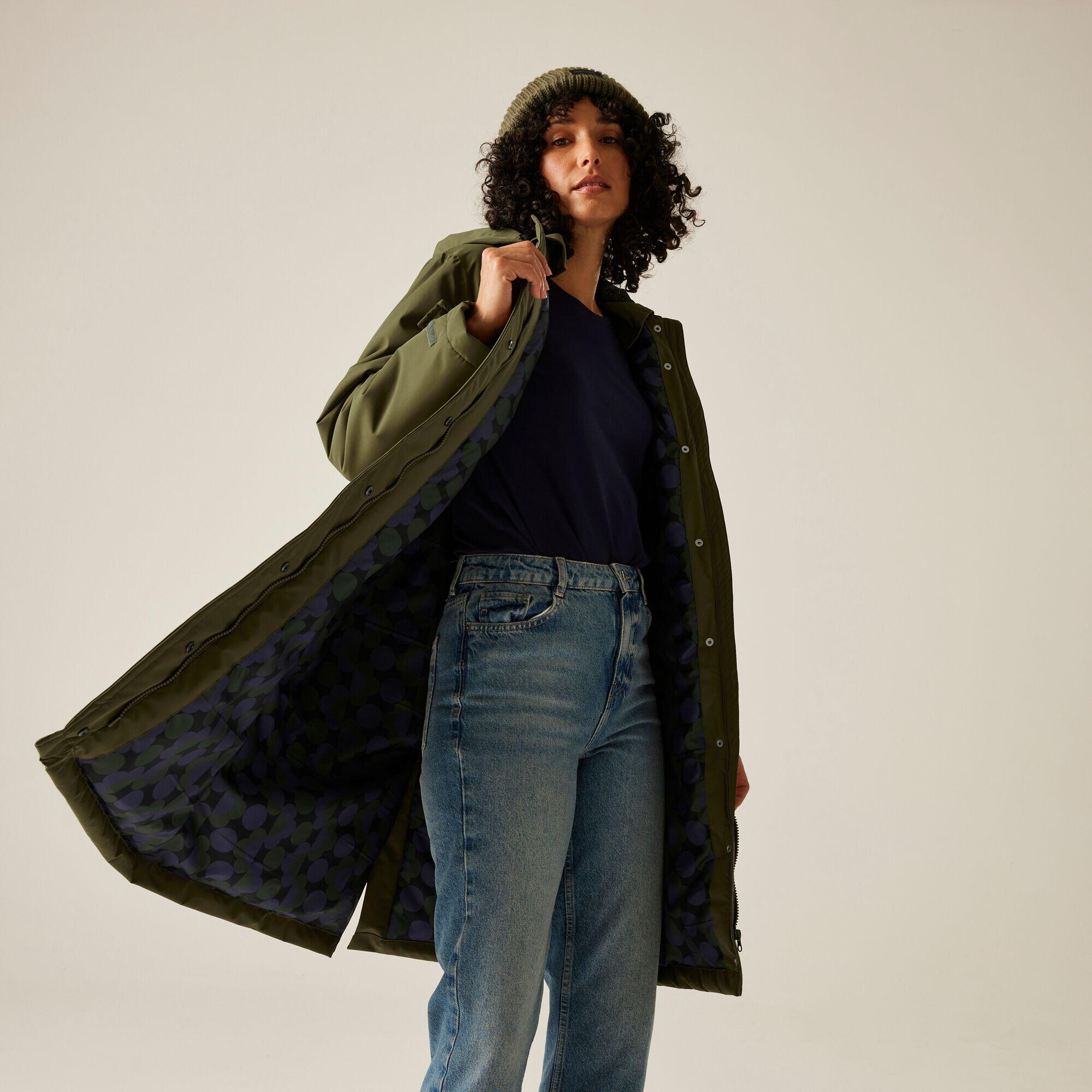 Womens Orla Mac Hooded Breathable Waterproof Insulated Jacket REGATTA ...