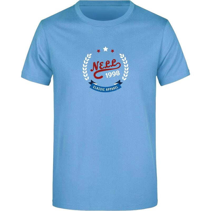 Nell Alvar kék férfi póló lélegző pamutból ENELL - Decathlon