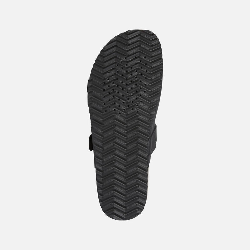GEOX - Sandale Geox Bărbați Piele Talpă de Plută Negru | Decathlon