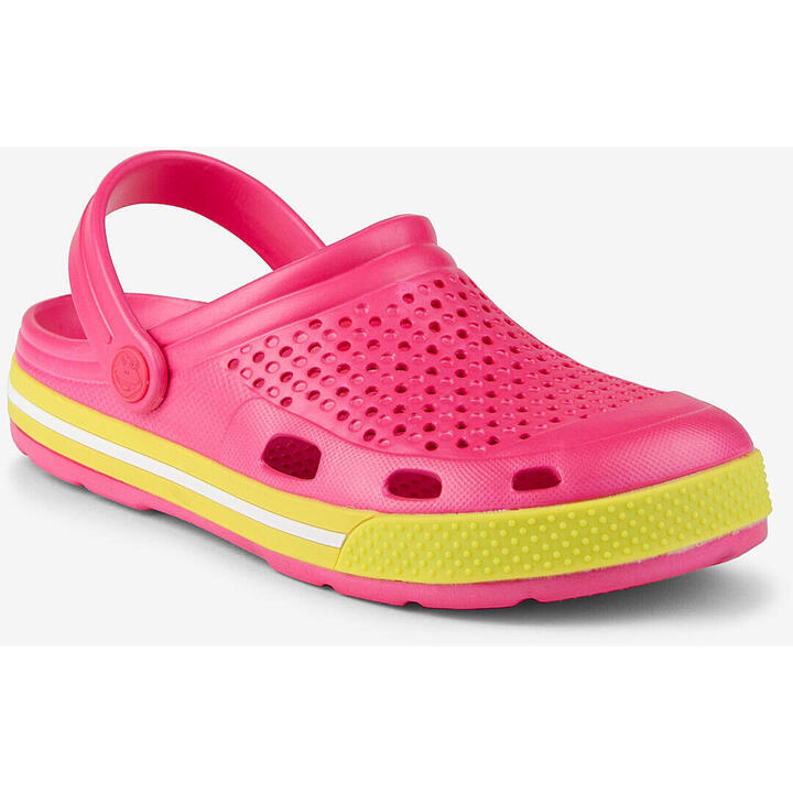 Glemo Coqui Lindo damskie klapki fluo r żowy/fluo żółty COQUI | Decathlon