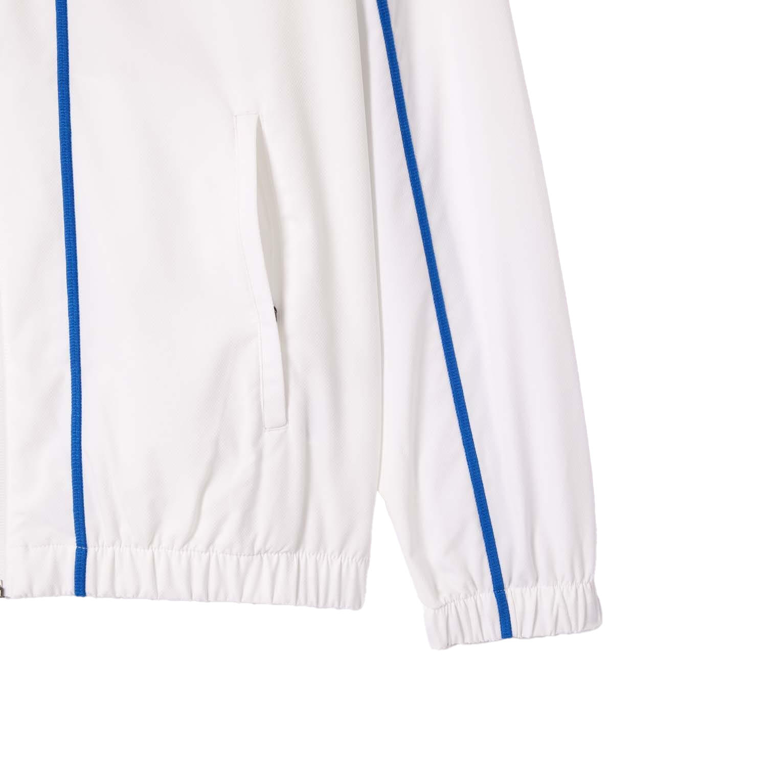 Tuta uomo Lacoste bianca in poliestere riciclato, vestibilità regular LACOSTE | Decathlon